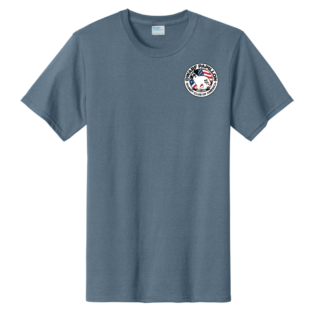 Dwarf Papillon Convention Logo Short Sleeve – Stonewashed Blue Port ...